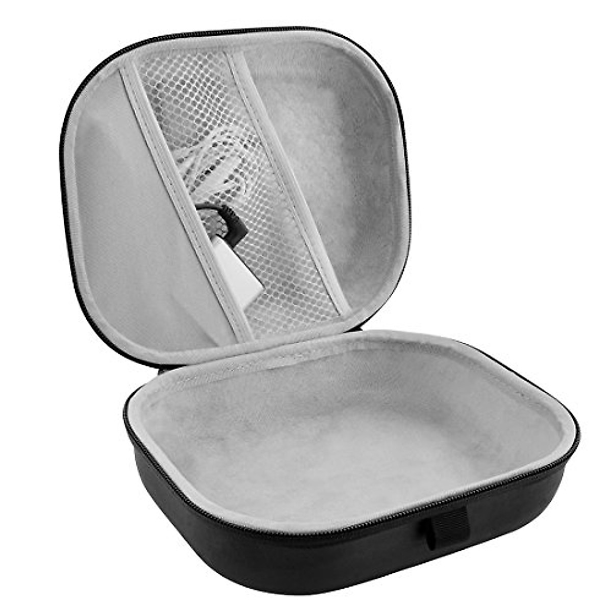 Geekria Shield Headphones Case Compatible with Skullcandy Crusher ANC, Crusher Evo, Hesh ANC, Hesh Evo Case, Replacement Hard Shell Travel Carrying Bag with Cable Storage (Black)