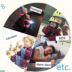 Smart Watch for Kids Boys Girls Toys for 3-12 Year Old, Premium Touch Screen Smartwatch with Camera Educational Games Music Player, Birthday Gifts (Black)