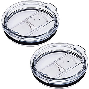 AILUXUAN Tumbler Lids Spillproof 20 Oz,2 Replacement Lids for 20 oz YETI Rambler,BPA Free & Straw Friendly,Spill-proof Lids,Covers for 20 Ounce Tumbler Cup(20 oz, 2 Pack)