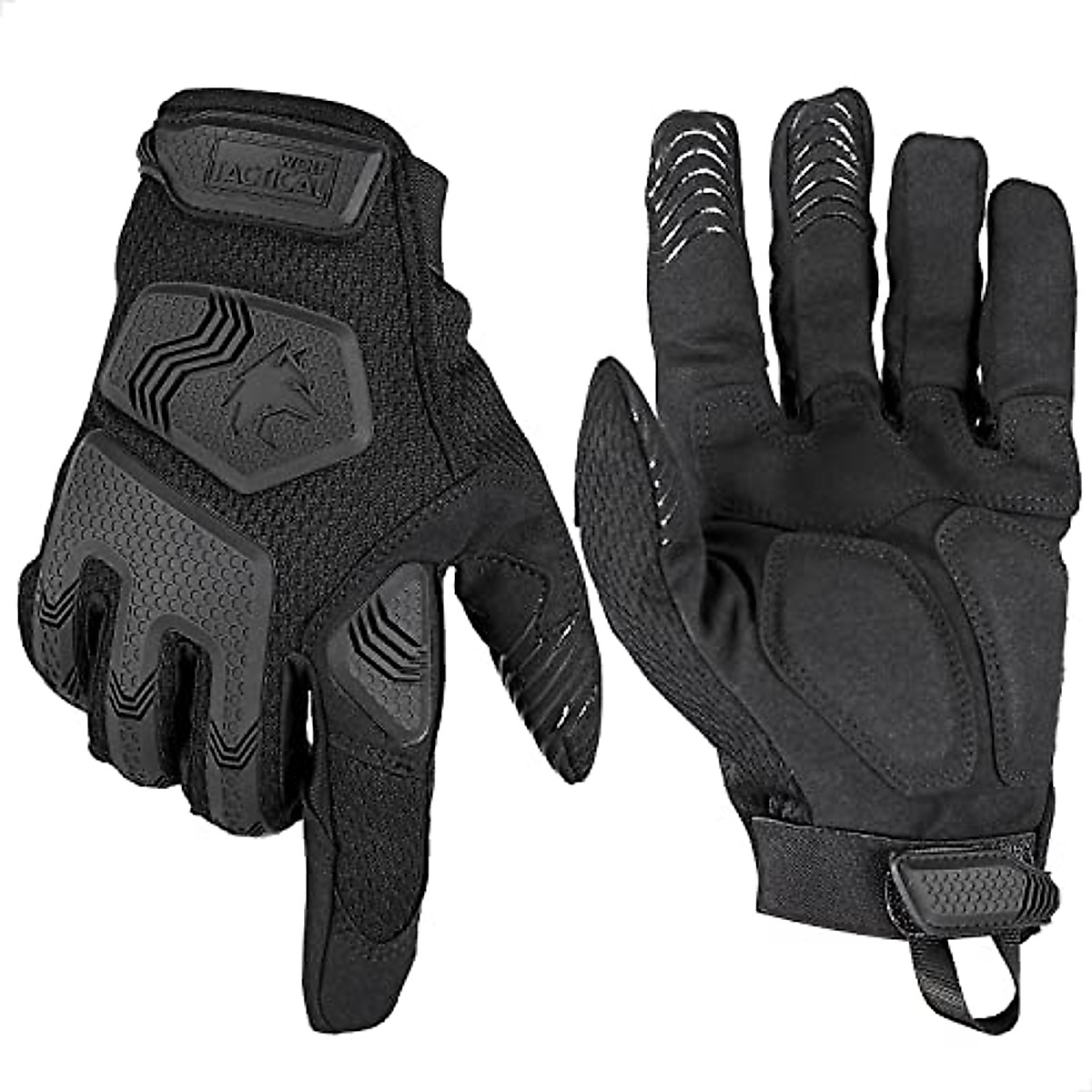 WOLF TACTICAL Shooting Gloves Tactical Gloves for Men Military Gloves, Airsoft Gloves for Paintball Combat Army Touchscreen