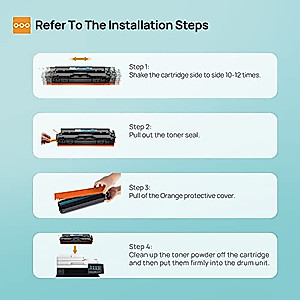 KEENKLE Compatible Toner Cartridge Replacement for HP 204A HP204A CF510A CF511A CF512A CF513A Compatible with Laserjet Pro MFP M154 M154a M154nw M180n M180nw M181 M181fw Printers(4 Pack)