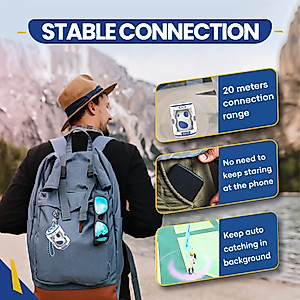 megacom DuoMon Egg 1P/2P Auto Catcher Compatible for Pokemon Go Plus with Auto Catch, Voice Notifications - Faster Wireless for Pocket Monsters Go Game - Long-Lasting Battery, Stable Connection