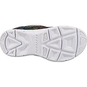Skechers Litebeams Sneaker, Black/Multi, 2 US Unisex Little Kid