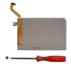 Gorliskl Replacement Top Upper LCD Screen Display for Nintendo 3DS (Top/Upper)，With screen protector.