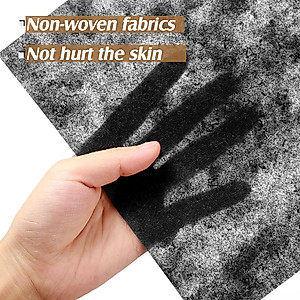 200 Sheets Tear Away stabilizer for Embroidery Backing Precut Sheets Black White Fabric Stabilizer for Machine Embroidery Hand Sewing Hoops Quilting, Weight 2.1 oz(8 x 8 Inch)