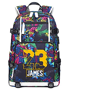 JaJa JMS 23 Basketball Player Multi-function Backpack Men And Women Travel Backpack Student Schoolbag Fans Schoolbag (3)