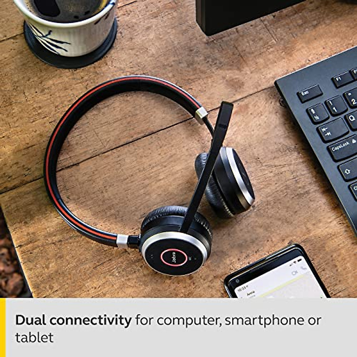 Jabra Evolve 65 With Charging Stand MS Stereo