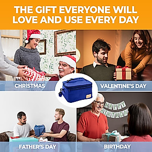 Portable Oven & Food Warmer Electric Lunch Box Food Heater 12/24/110/220V for Car, Truck, Office, Travel & Home ,Mini Portable Microwave Lunch Heater for Work, Compact Portable Food Warmer Lunch Box