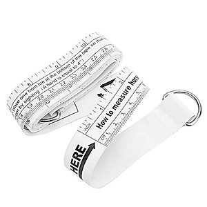 Jeanoko 250CM / 98.4in Portable Animal Weight Tape Measure Bust Height PVC Measuring Tape Farm Equipment for Horse Two‑Sided Size