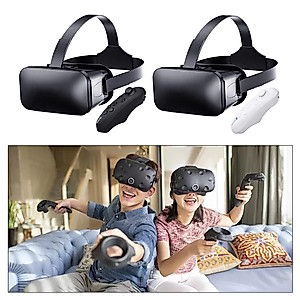 EKDJKK VR Headset Compatible with Android Phones, 3D Virtual Reality Glasses with Remote Control, Adjustable VR Glasses for VR Games & 3D Movies, VR Glasses Gaming Headset - Gift for Kids and Adults