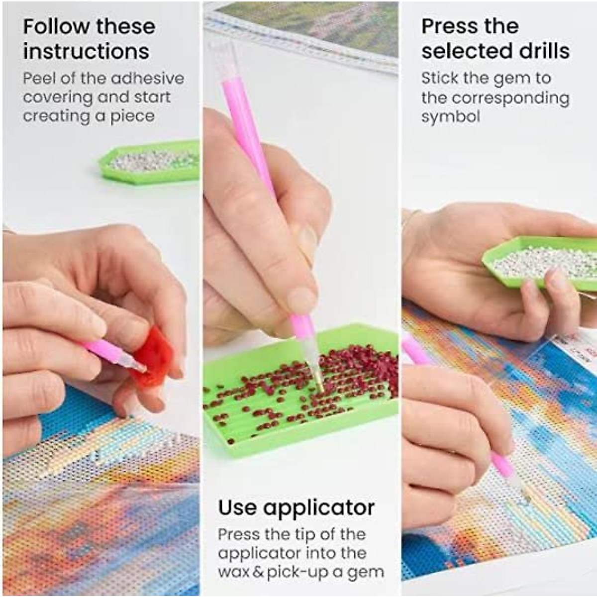 QUITEDEW Cartoon Diamond Painting Kits for Adults,Anime Diamond Art,Castle Diamond Painting.Home Interior Decoration Diamond Painting, Size 12 * 16 Inch.