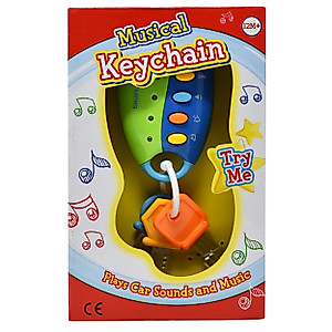 Musical Smart Remote Key Toy for Baby, Toddler, and Kids, Try Me Batteries Included