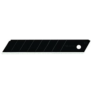 TAJIMA Utility Knives & Blades - 10-Pack 3/4" Razar Black Box Cutter Snap Blades with Premium Tempered Steel & Safety Blade Dispenser - LCB-50RB