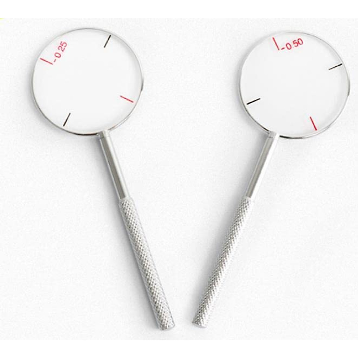 Holyavision Optical Cross Cylinder Ophthalmic Lens Diopters Optometry Accessories Optics Lens Optical Tool 4pcs(2pcs 0.25/2pcs 0.50)