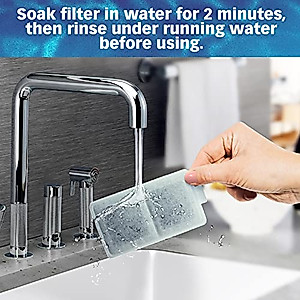 PET STANDARD Replacement Large Water Filter Compatible with Whisker City® Automatic Pet Fountain, Pack of 10