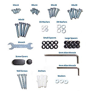 VIVO Premium Aluminum Single TV Wall Mount for 23 to 55 inch Screens, Adjustable Arm, Fits up to VESA 400x400, MOUNT-G400B