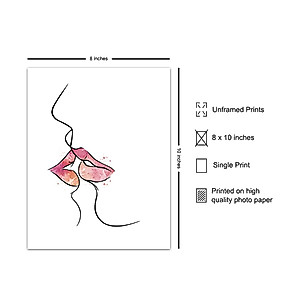 Lesbian LGBTQ Gay Wall Art & Decor- LGBTQ Accessories - Lesbian Couple Gifts - Lesbian Stuff - Gay Anniversary Gifts for Women - Home Decor for Queer, Bi Women - Picture Print Photo Poster