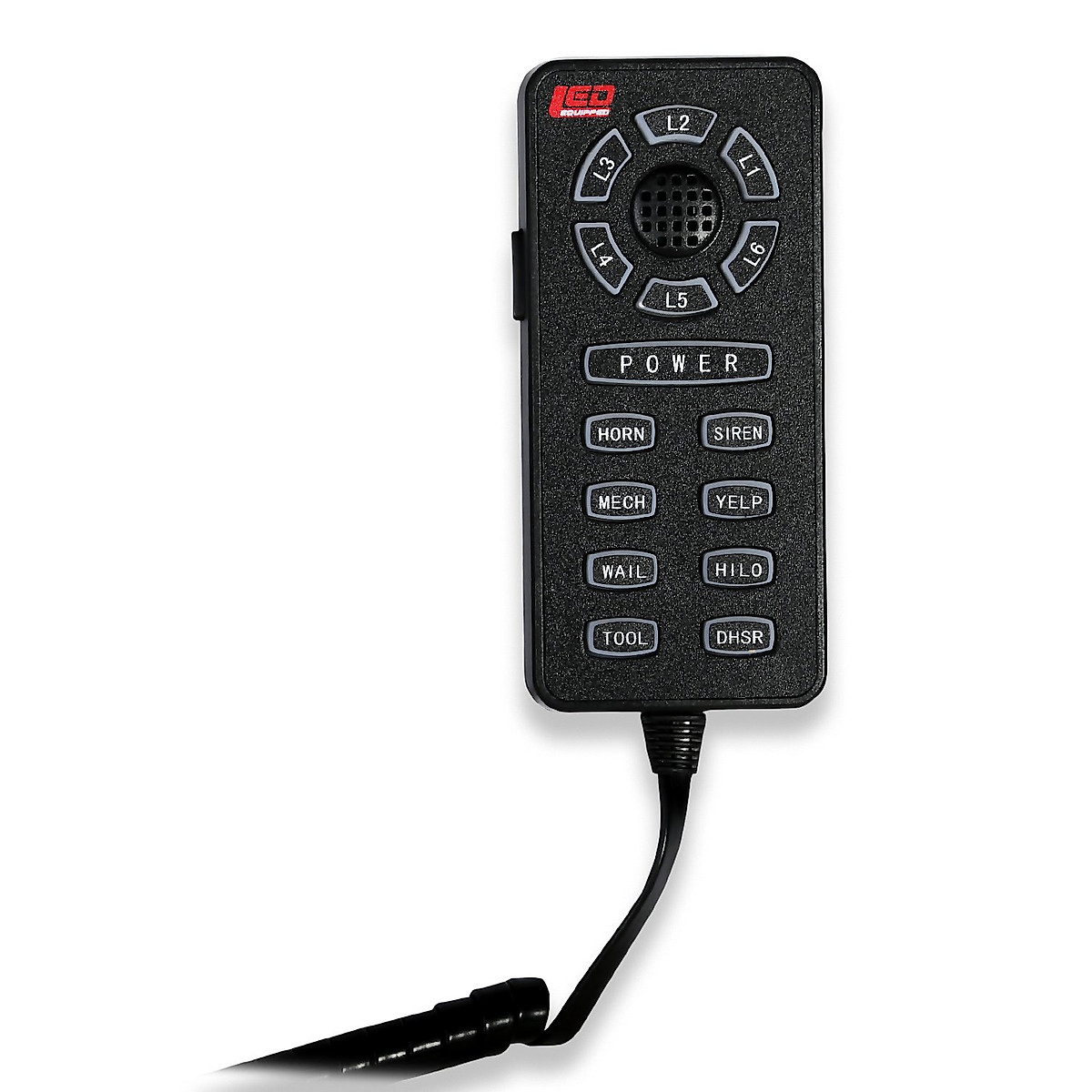 Deluxe Pelican 200 Watt Siren & Speaker PA System Police Siren Bundle - 8 modes -6 20A Switches