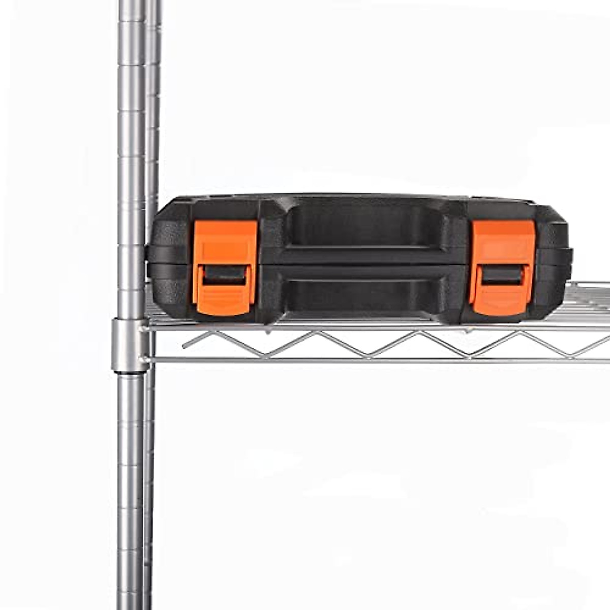 REGILLER 6 Wire Shelving Steel Storage Rack Adjustable Unit Shelves for Laundry Bathroom Kitchen Pantry Closet (16.7L x 11.9W x 64H, Silver)