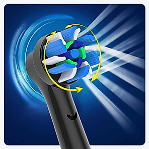 8pcs Cross Clean Brush Heads Compatible with Oral B Electric Toothbrush, Compatible with Cross Action Pro 1000 and Other Oral B Electric Toothbrush.