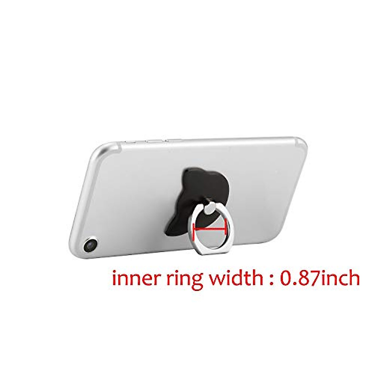 lenoup Cat Cell Phone Holder,360 Rotation Phone Ring Kickstand,Universal Cell Phone Ring Grip for Almost All Phones,Pad