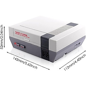 GeeekPi RETROFLAG NESPi 4 Case, with Safe Shutdown Safe Reset & SSD Case, Cooling Fan and Heatsinks for Raspberry Pi 4 Model B