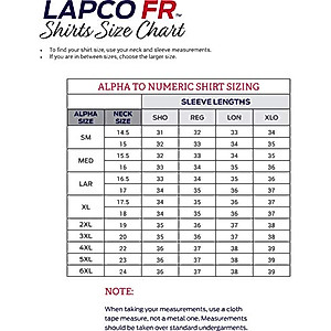 Lapco FR INKWS-17 L Flame Resistant Welder's Shirts