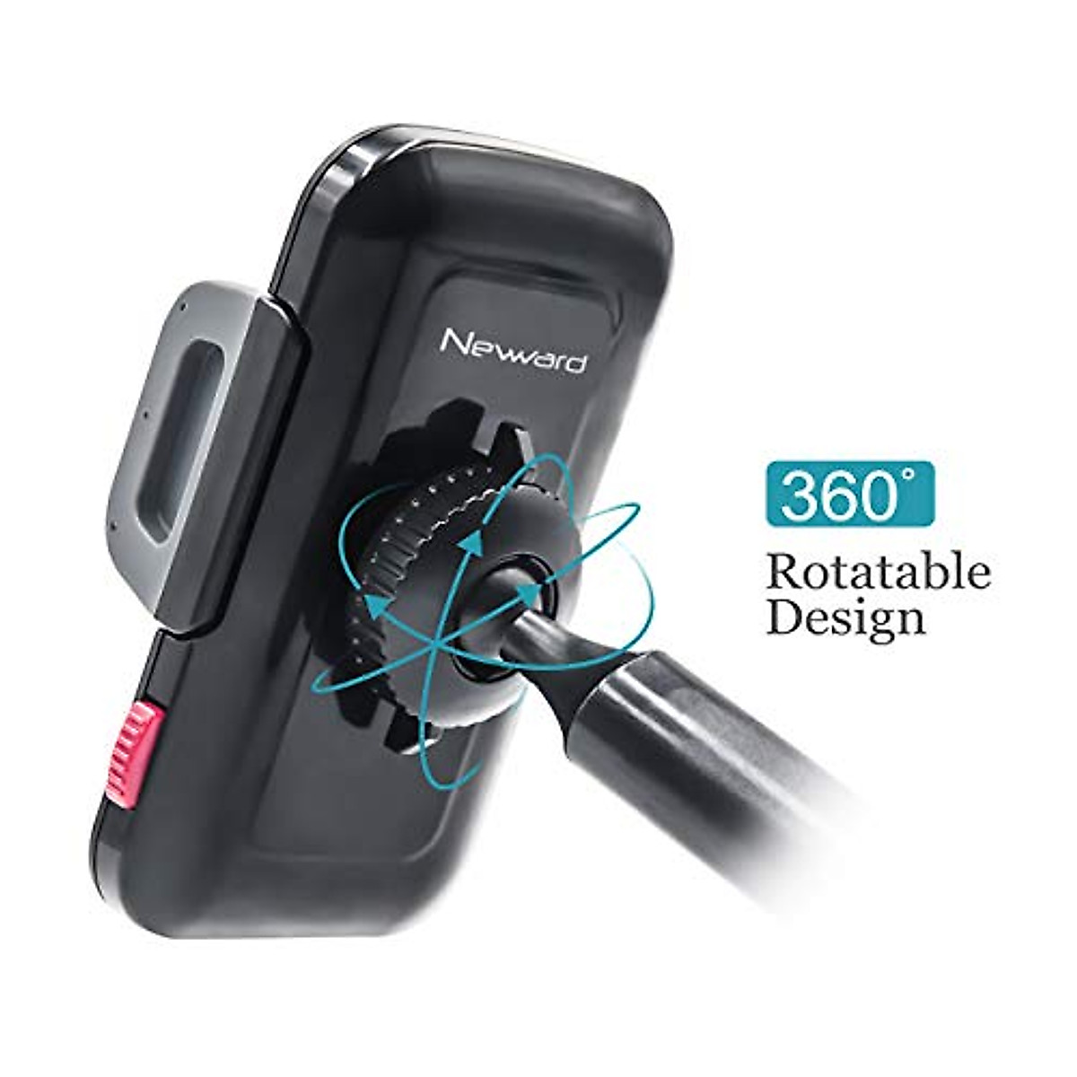 Newward Car Phone Mount, Universal Long Arm Windshield Handsfree Phone Holder for Car Compatible iPhone 14 Pro/13/12/11/Xs/XR/X/8 Plus, Galaxy S20/S10/S9/S9 /Note 10/S8, Huawei and More