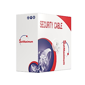 Cables Direct Online 500ft Solid 22/4 Alarm CCA FTP Shielded Cable for Low Voltage LED, Burglar System, Fire Detector, Security Station, Door Bell, 22AWG 4 Conductors Wire