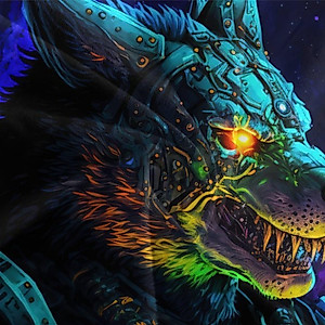 Cosmic Space Wolves Bedding Set Comforter Covers 3D Printed Quilt Cover Duvet Cover with Pillowcases for Childrens and Adults 3 Pieces Microfiber with Zipper Closure Queen（228x228cm）