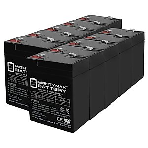 Mighty Max Battery 6V 4.5AH SLA Battery Replacement for Ritar RT645-10 Pack
