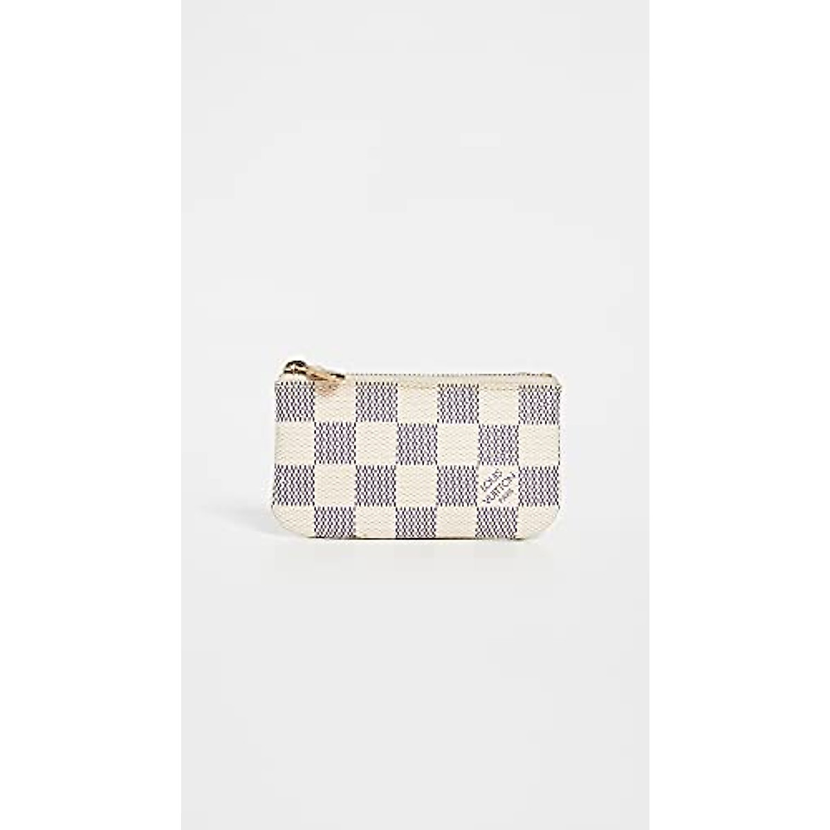 Louis Vuitton Women's Pre-Loved Pochette Cles, Damier Azur, White, One Size