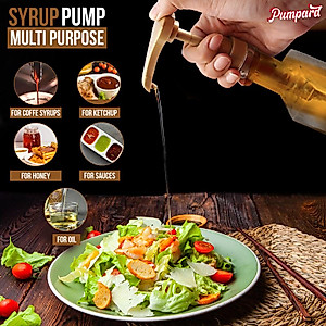 Pumpard Syrup Pump – Mess-Free Coffee Syrup Dispenser with Air-Tight, Leak-Proof Design, Compatible with Most 750ml & 1L Bottles