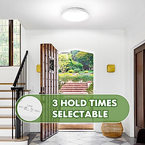 2-Pack Motion Sensor LED Ceiling Lights Wired, 8.7 Inch 3 Modes 18W 1800LM Flush Mount Light Fixtures, 3000K/4000K/5000K Motion Activated Ceiling Lamps with Timer for Indoor, Closet, Stair, Porch