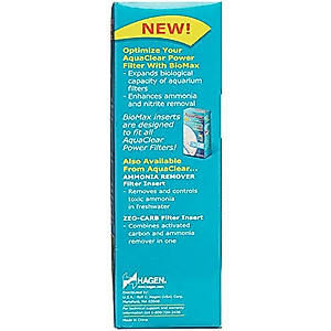 Hagen 6-Pack AquaClear 9-Ounce Activated Carbon Water Filter Insert for Aquarium