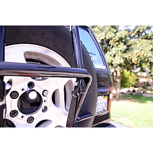 Allen Sports Deluxe 2-Bike Spare Tire Rack , Black