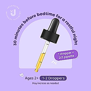 JoySpring SleepBerry Melatonin for Kids with Elderberry - Liquid Melatonin for Kids Sleep Support - Natural Children Melatonin Liquid with Vitamin D - Melatonin for Kids Liquid - Toddler Melatonin