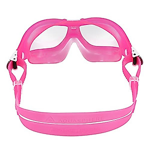 Aqua Sphere Seal Kid 2 Kids Swim Goggles - Ultimate Underwater Vision with Comfort, Anti Scratch Lens & Hypoallergenic | Unisex Children, Clear Lens, Pink/Pink Frame