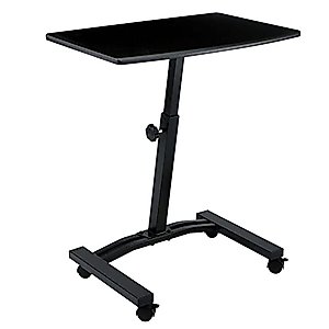 JTSQ Mobile Laptop Computer Desk CART Height-Adjustable Home Office Office Furniture Standing Desk Computer Desk Stand up Desk Gaming Desk Standing Desk Office Desk Office Desk Accessories