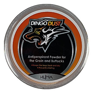 Klima Antiperspirant Dingo Dust | Light and Fresh Antiperspirant Powder | Best Used For Inner Thighs, Buttocks | Stops Male Genital Sweating