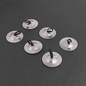 MILISTEN 6Pcs Finger Cymbals, Finger Cymbals Brass Zills Finger Musical Instrument for Dancer Ball Party, Silver