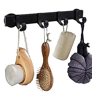 Magnetic Hook Rack Adjustable Hook Rail - Metal Heavy Duty - for Refrigerators, dishwasher, File cabinets, Grills, Washers, Dryers,Etc - No installation tools required（Does not include cleaning brush）