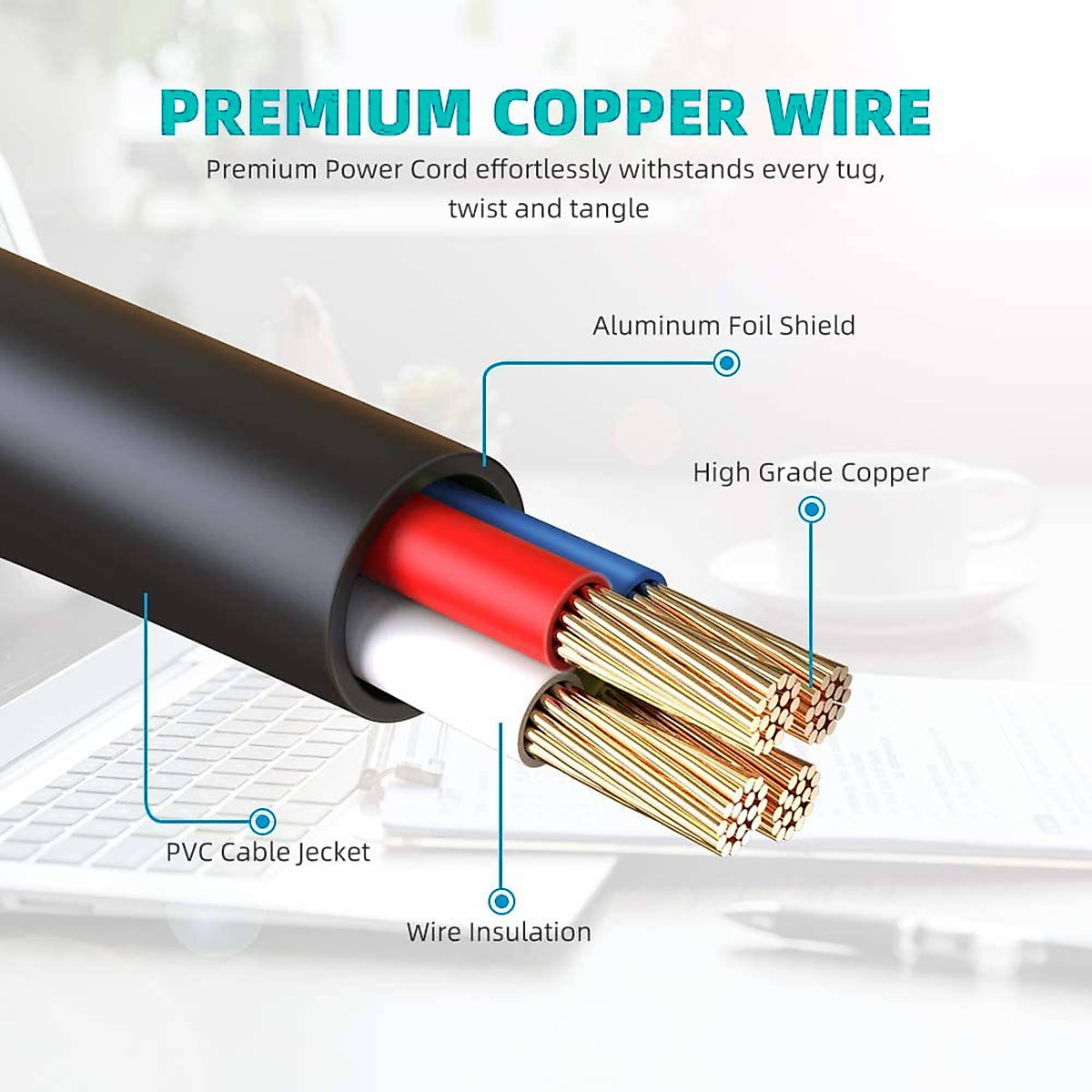 KONKIN BOO Replacement AC Adapter Charger Power Cord for Sceptre 24" Gaming LED Monitor-(C248W-1920RN)