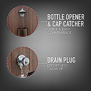 Permasteel PS-A209-BW Patio Cooler, Brown