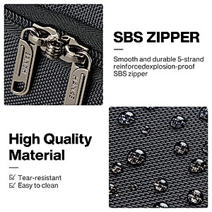 Hanke 20 Inch Expandable Carry On Luggage Suitcases with Wheels Foldable Duffle Bag for Travel Carry On suitcase Weekend Bag for Women Men Garment Bag.（Black）