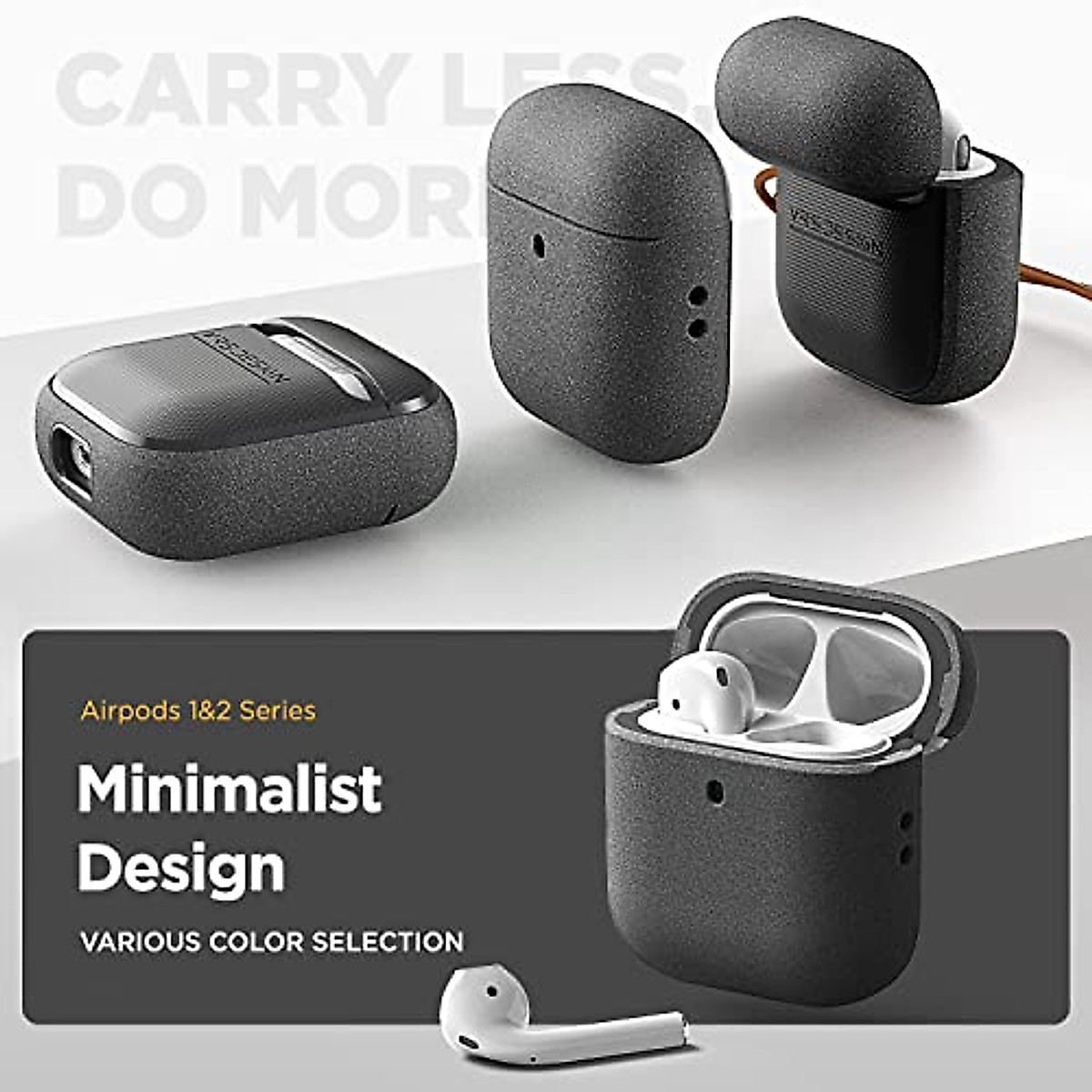 VRS Design Modern Airpods Case for AirPods 1 & 2, Neat and Durable Case Compatible for Apple AirPods 1, AirPods 2 Case [US Patent Registered]