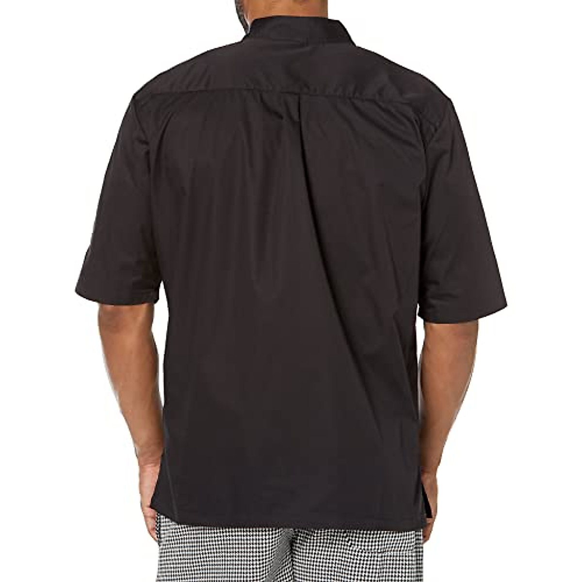 Chef Works Men's Avignon Bistro Shirt, Black, Large