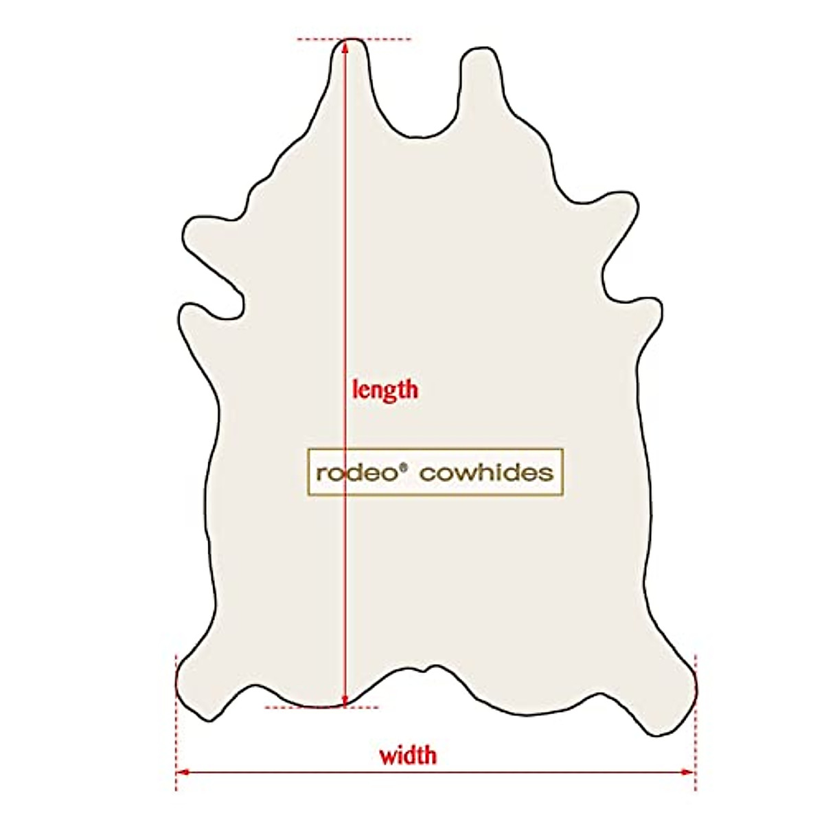 rodeo Brown and White Cowhide Rug Hair on hides Cow Skins Large Size 6X7 ft