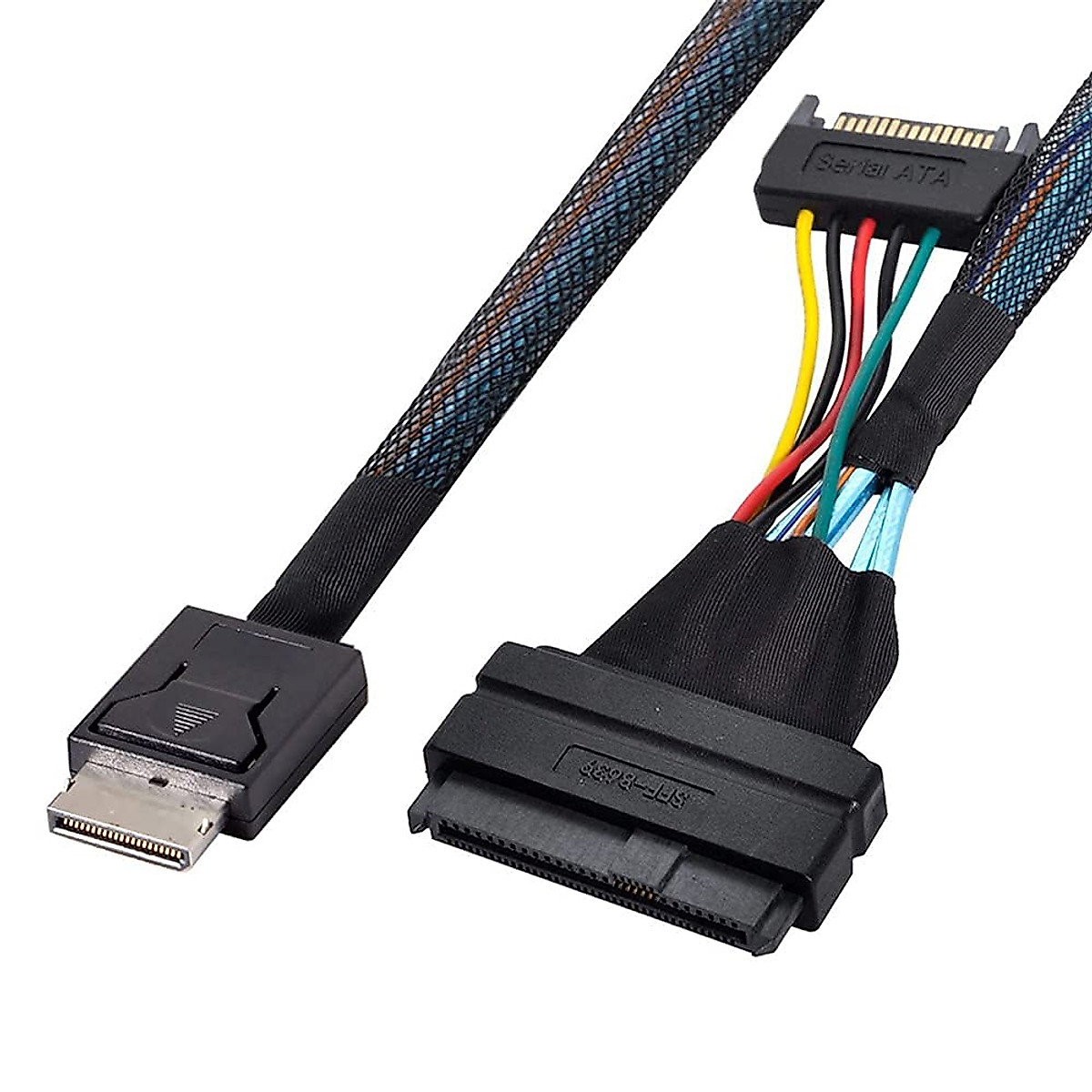 Xiwai Oculink SFF-8611 to U.2 U.3 SFF-8639 NVME PCIe PCI-Express SSD Cable for Mainboard SSD