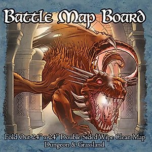 Battle Mat Board Dungeon and Grassland